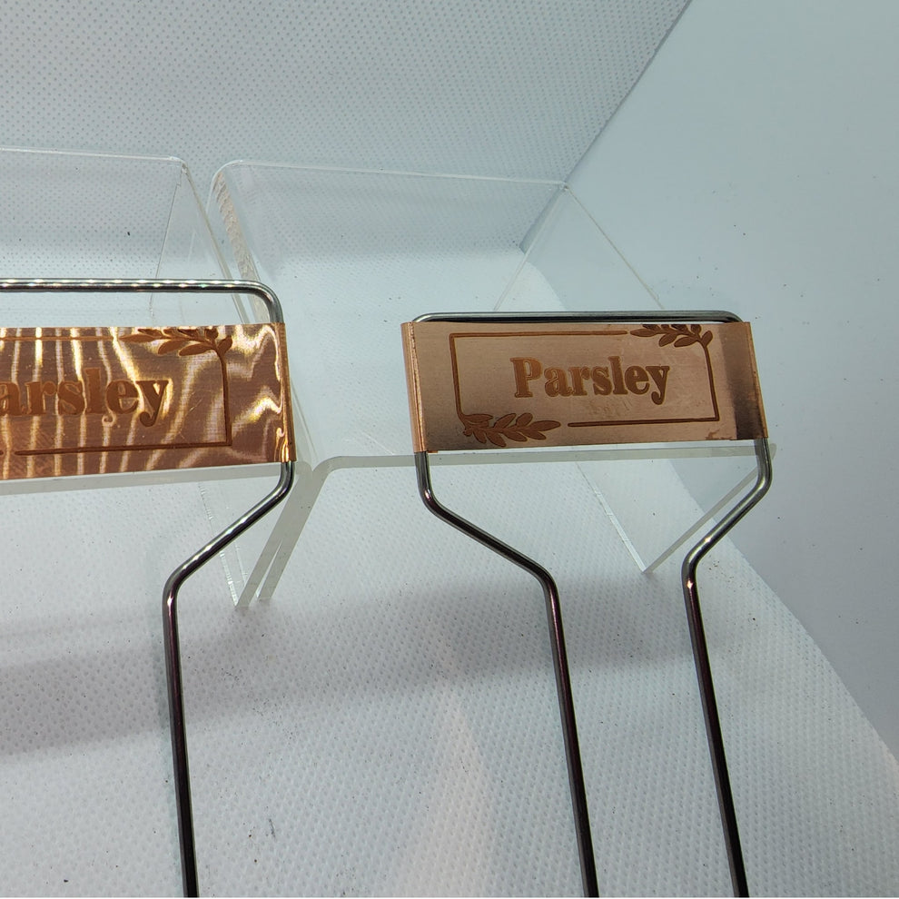 Custom Engraved Copper Plant Labels - 6 Pack – Lightbourne Branding and ...
